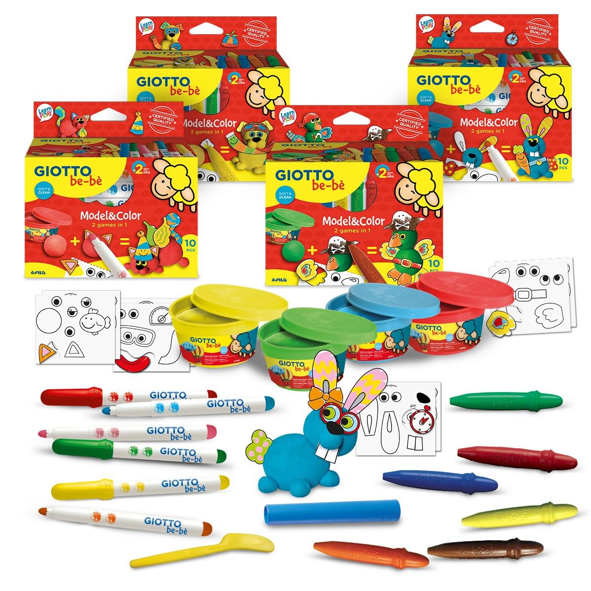 Giotto be-bè Model&Color | Set creativi per bambini piccoli