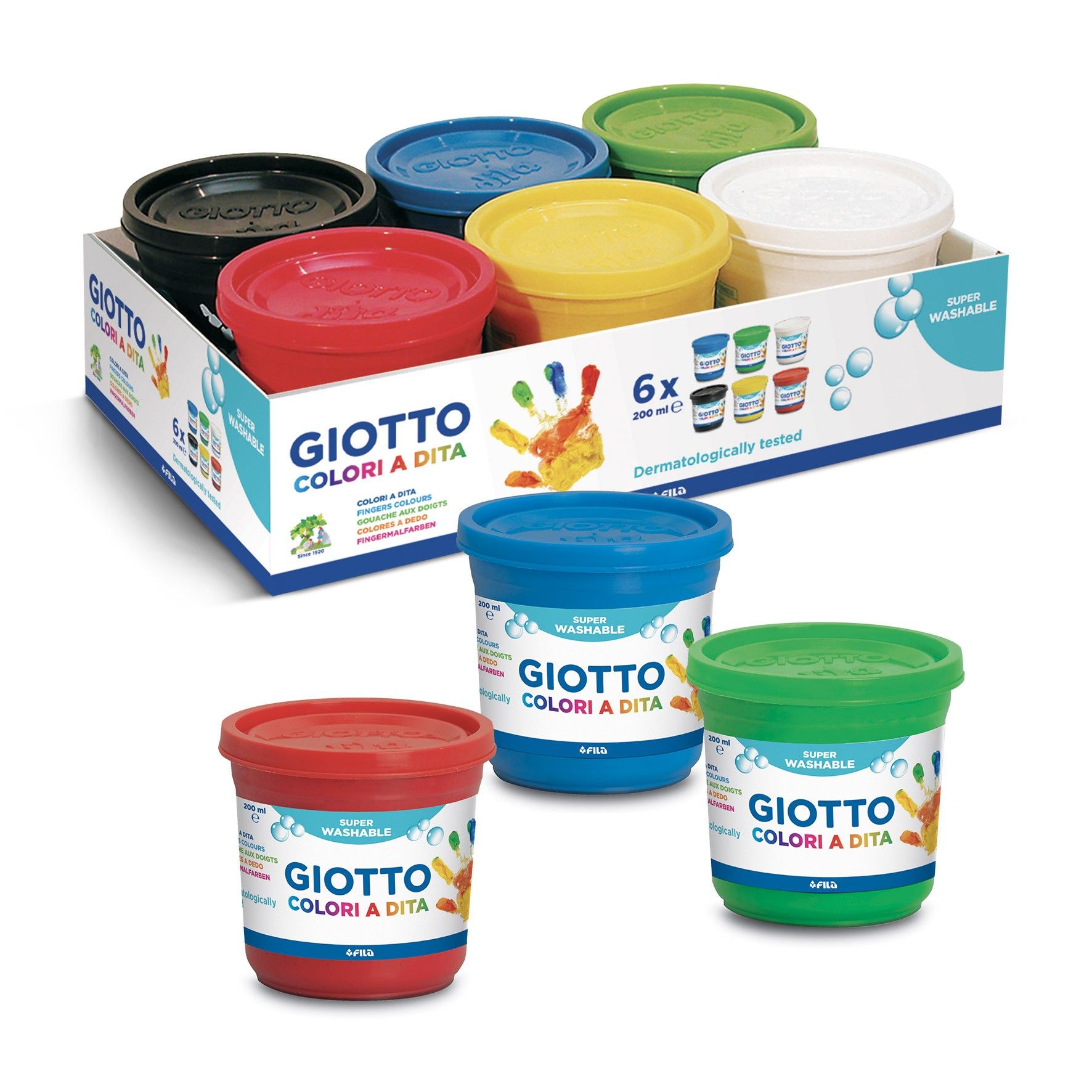 Giotto Colori a Dita - Per la classe | Colori a dita per le scuole