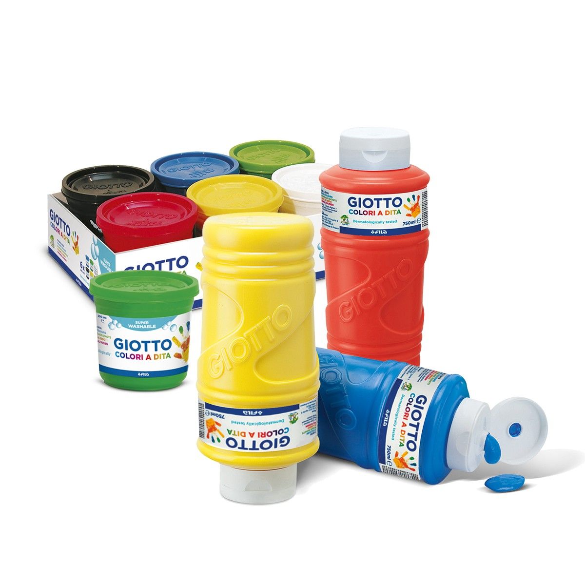 Giotto Finger Paint - School pack - Fila Svizzera