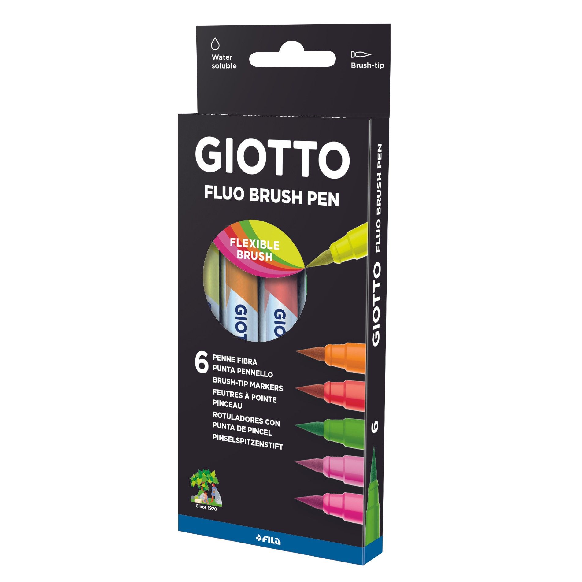 Giotto FLUO Brush Pen - Fila United Kingdom