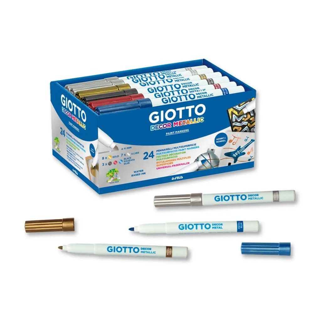 Giotto Decor Metallic - School pack - Fila International