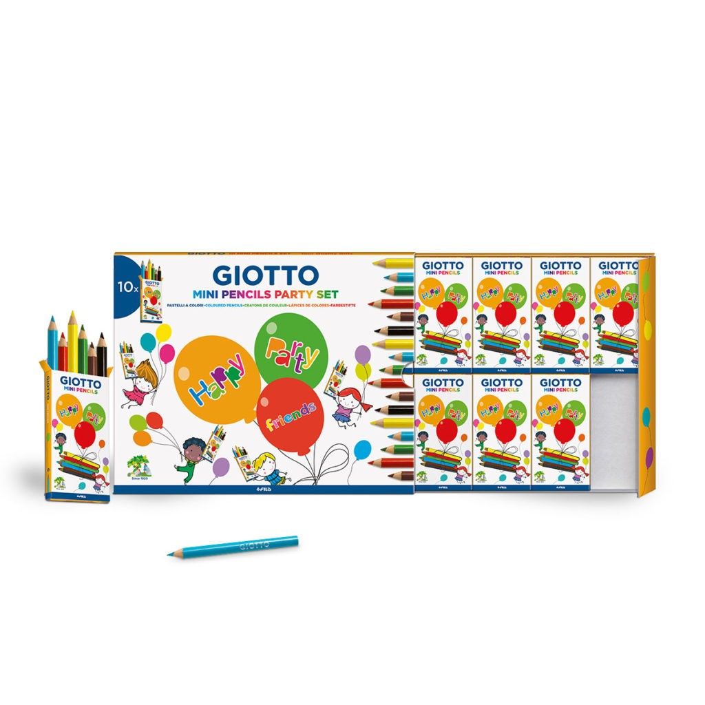 Giotto Party Gifts Mini Pencils - Fila International