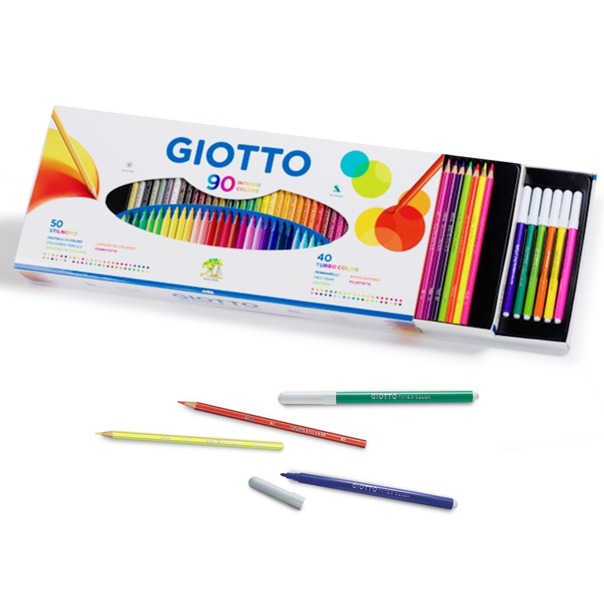 Giotto 90 Colours Special Set - Fila International
