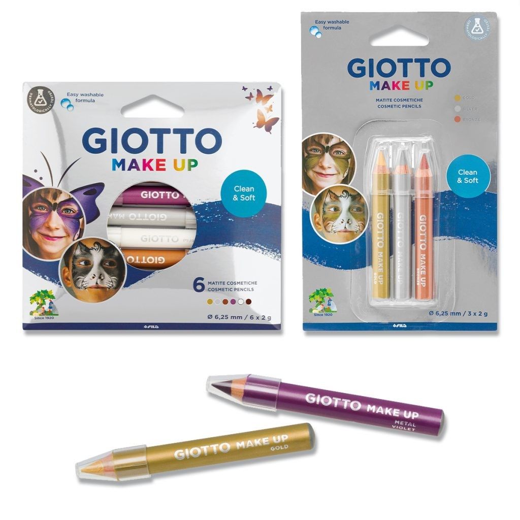 Giotto Make Up - Metallic Pencils - Fila International
