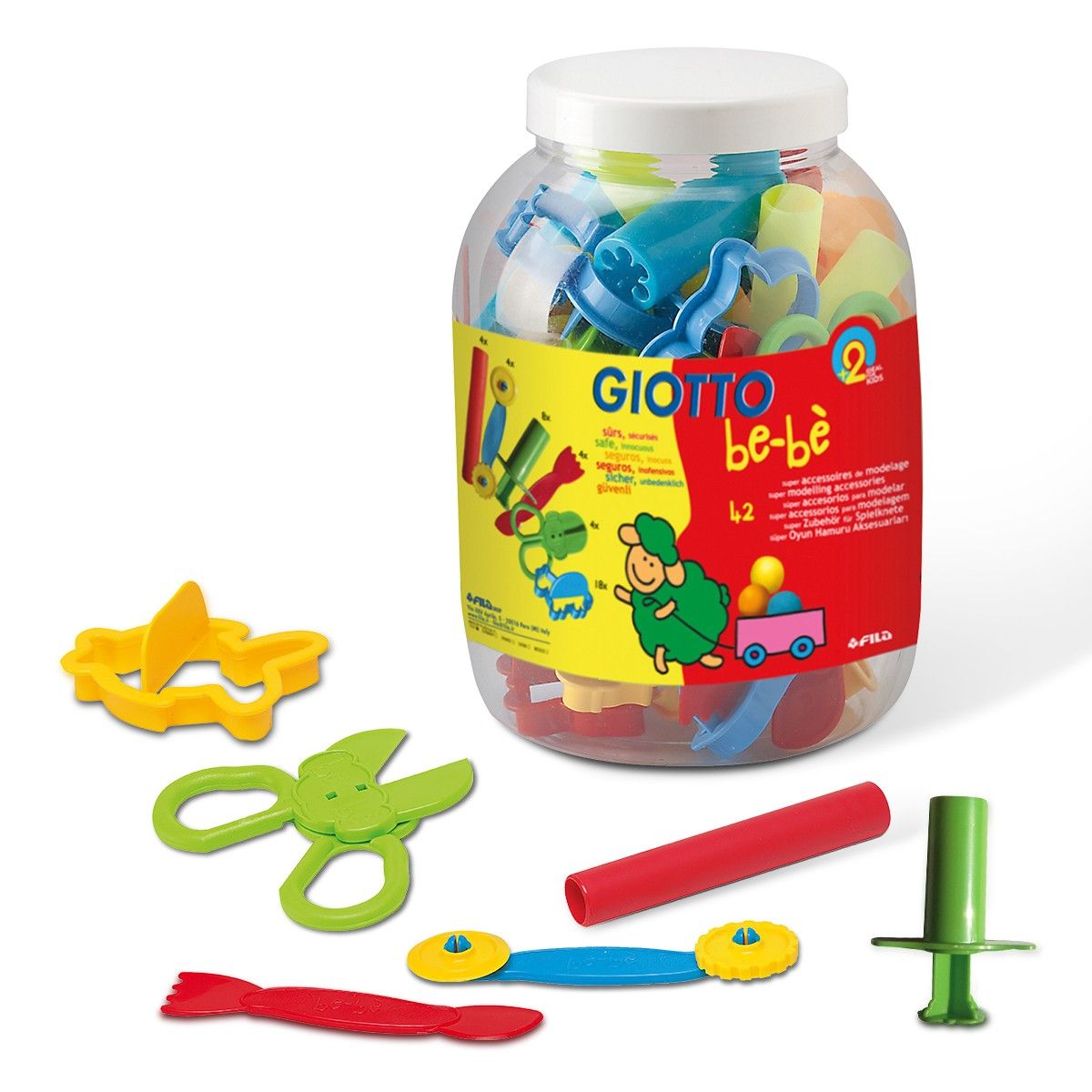 Giotto be-bè Modelling accessories - School pack - Fila France