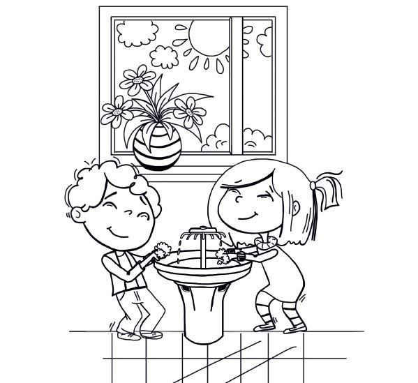 Coloriage - Economiser l'eau 2 - Fila France