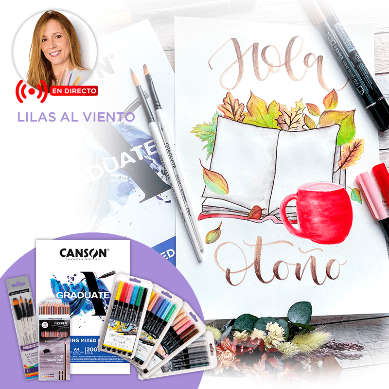 Lámina lettering otoñal - Fila España